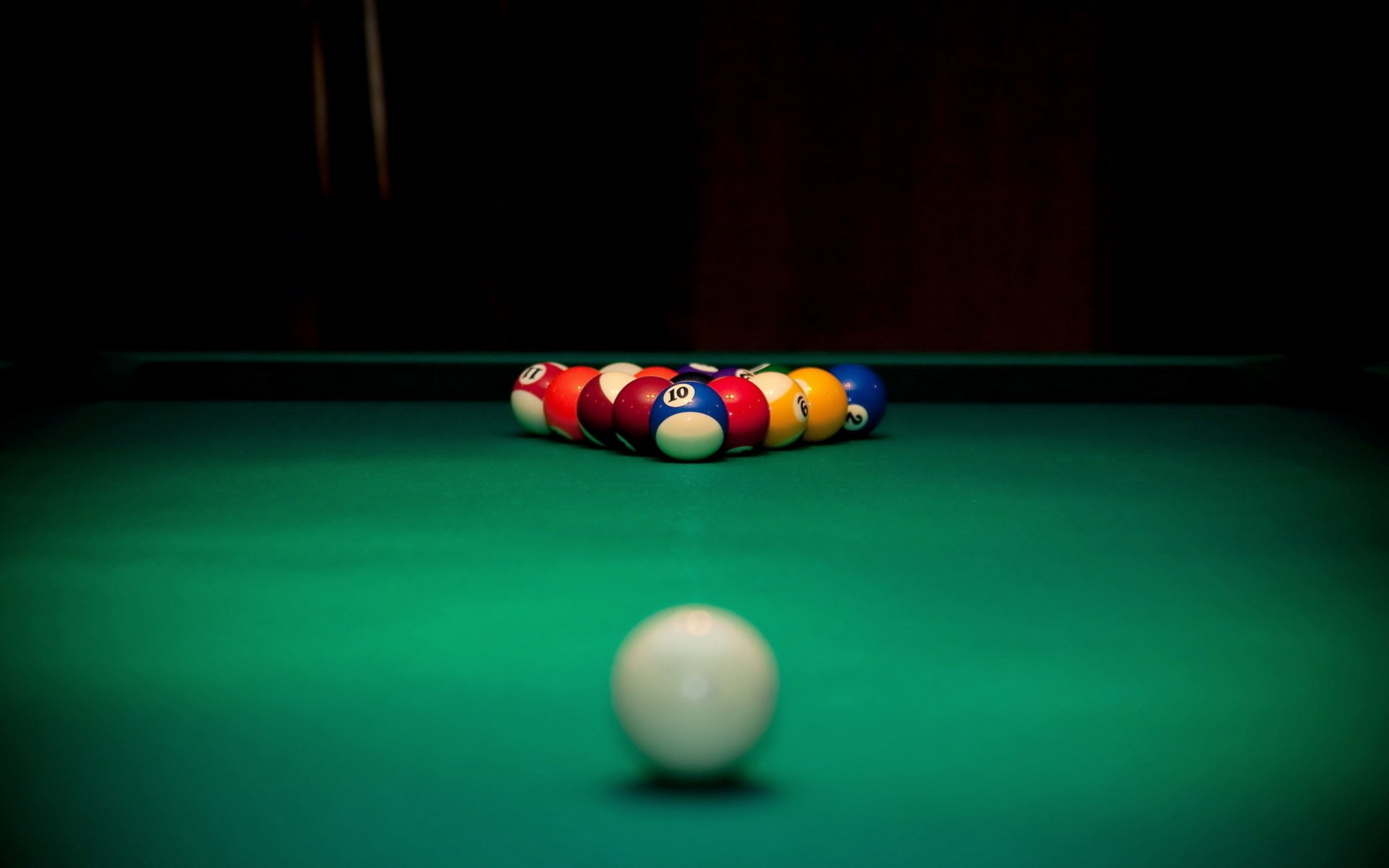 HD Wallpaper: The Art of Pool Game Precision
