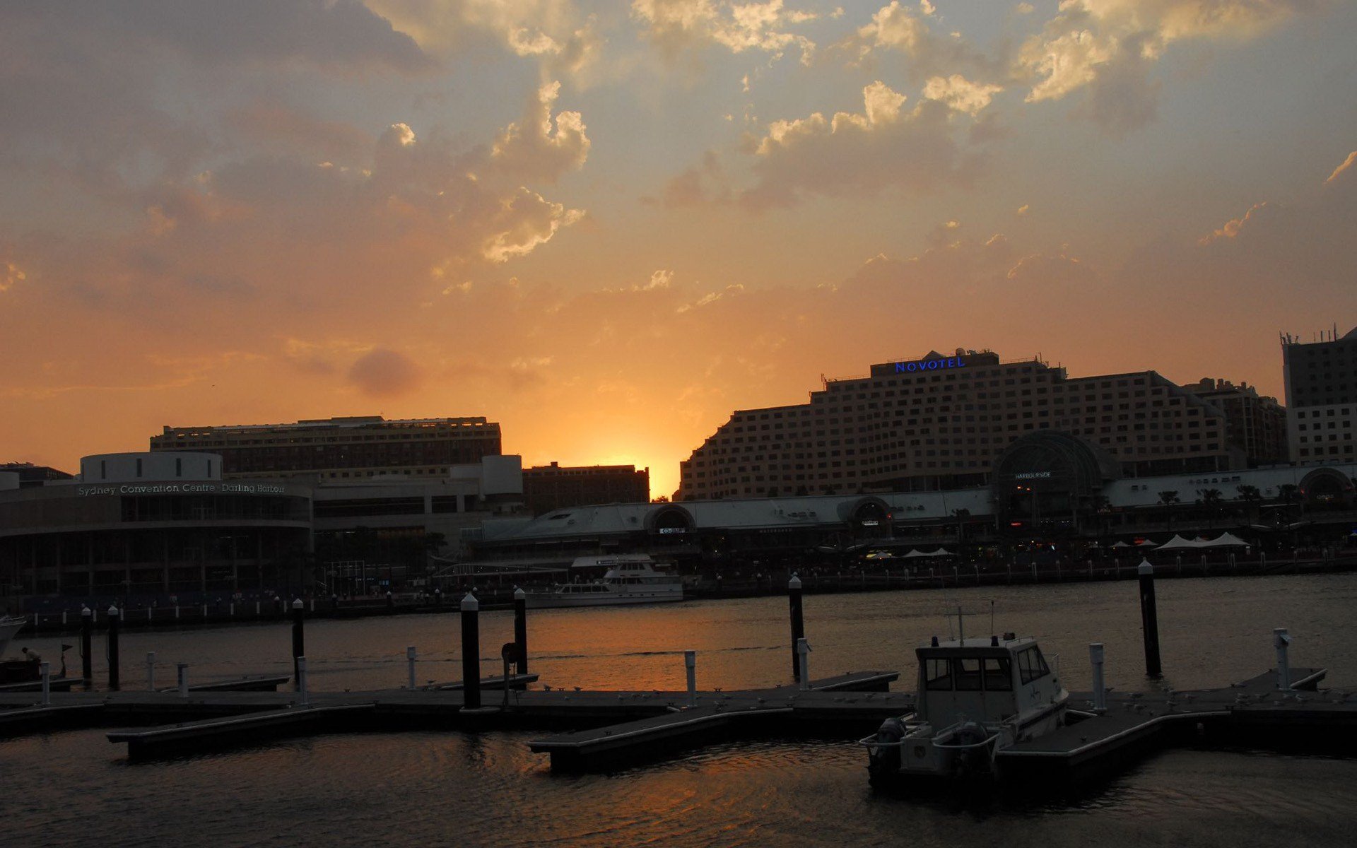 Man Made Harbor HD Wallpaper