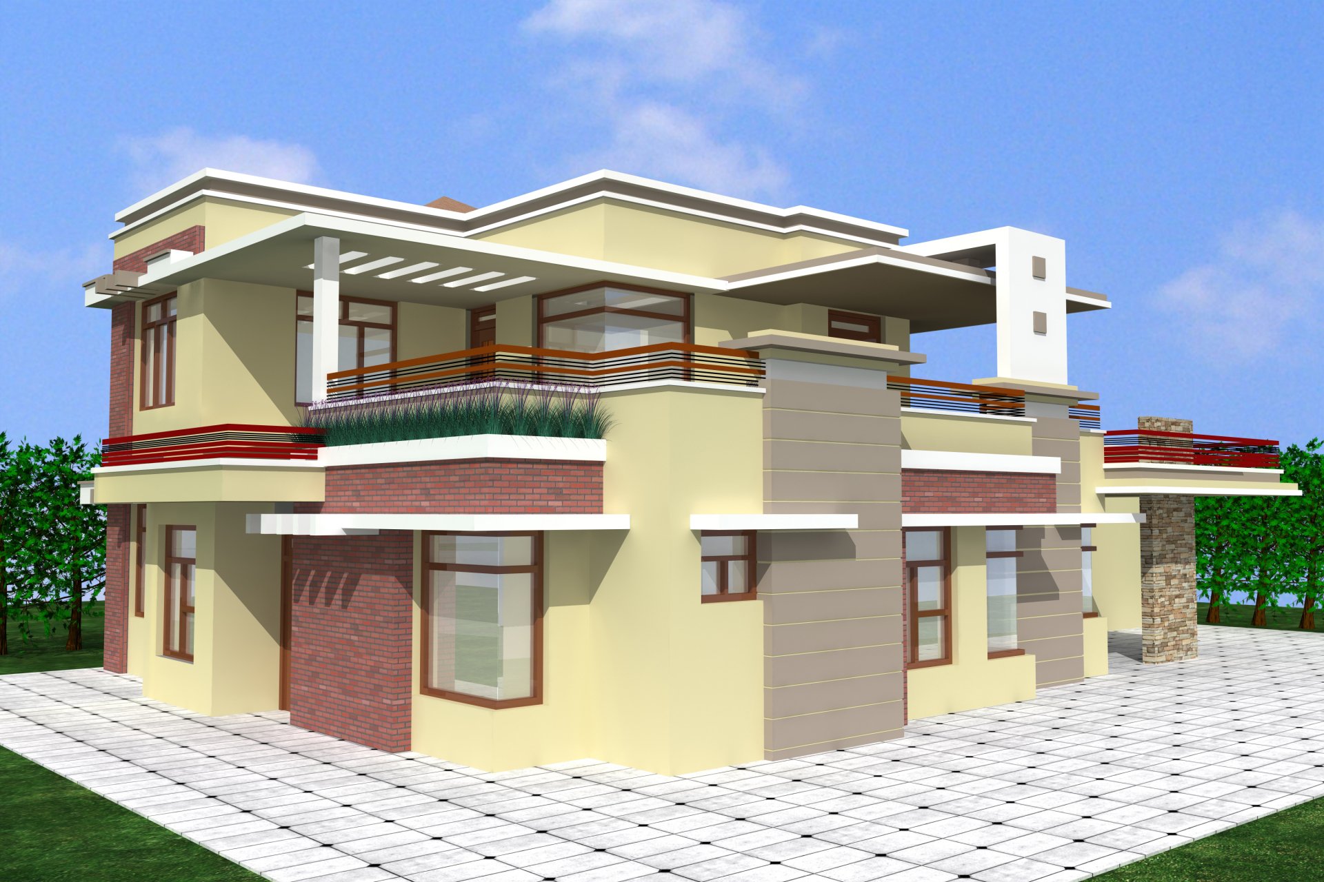 Download Man Made House HD Wallpaper