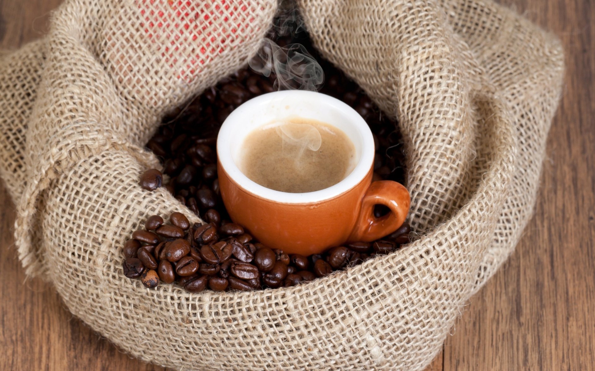 2K Quad HD Coffee: Burlap Sack Espresso Wallpaper | 2560x1600 ...