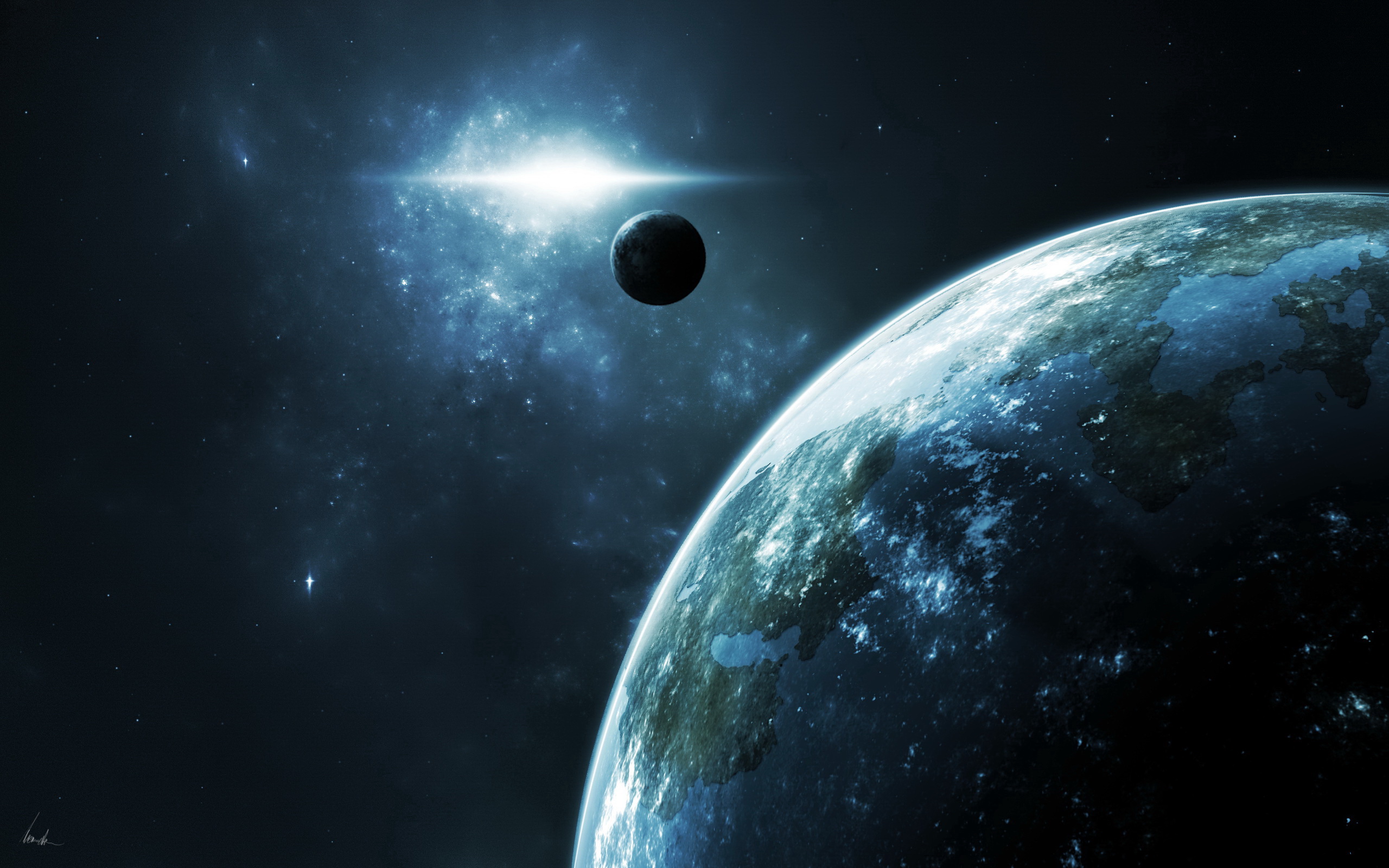 Download Sci Fi Planetscape HD Wallpaper