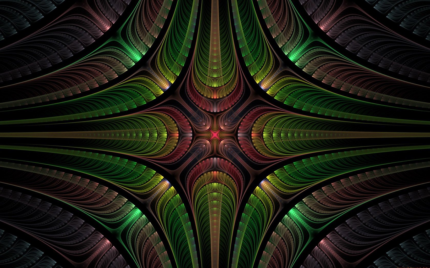 Vivid Abstract Pattern HD Wallpaper