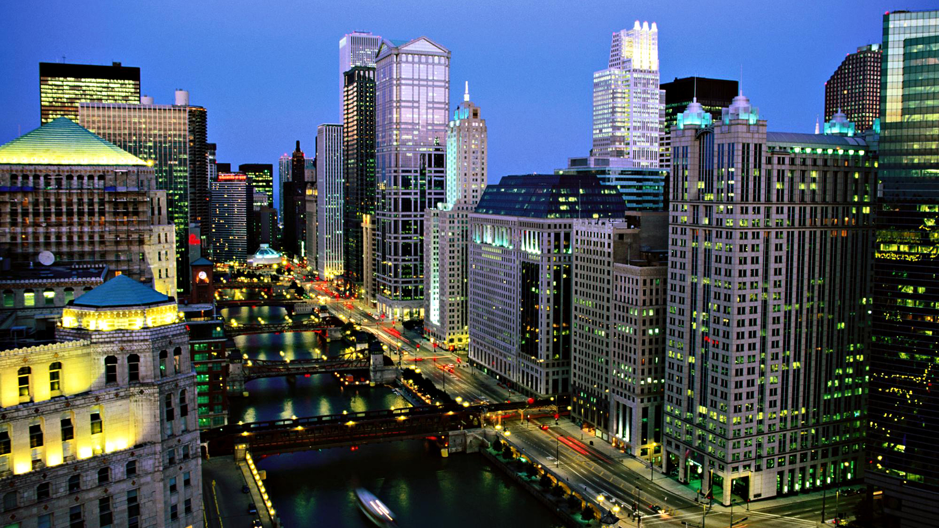 Chicago Skyline HD: The Man-Made Marvel of the City Lights