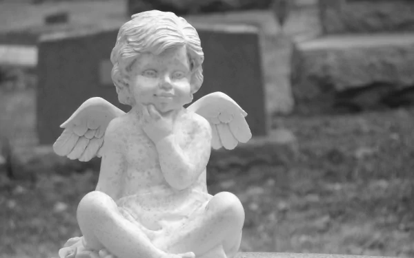 Cherub Statue 4k Wallpapers