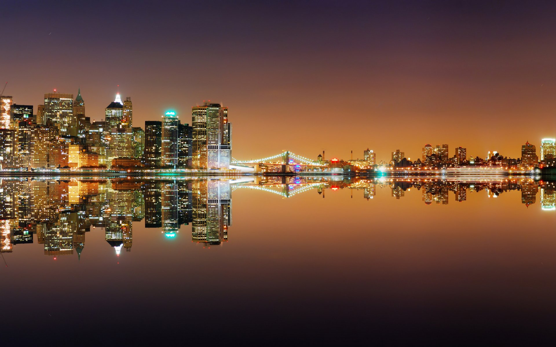 Stunning Cityscape Reflection | HD Photography Wallpaper