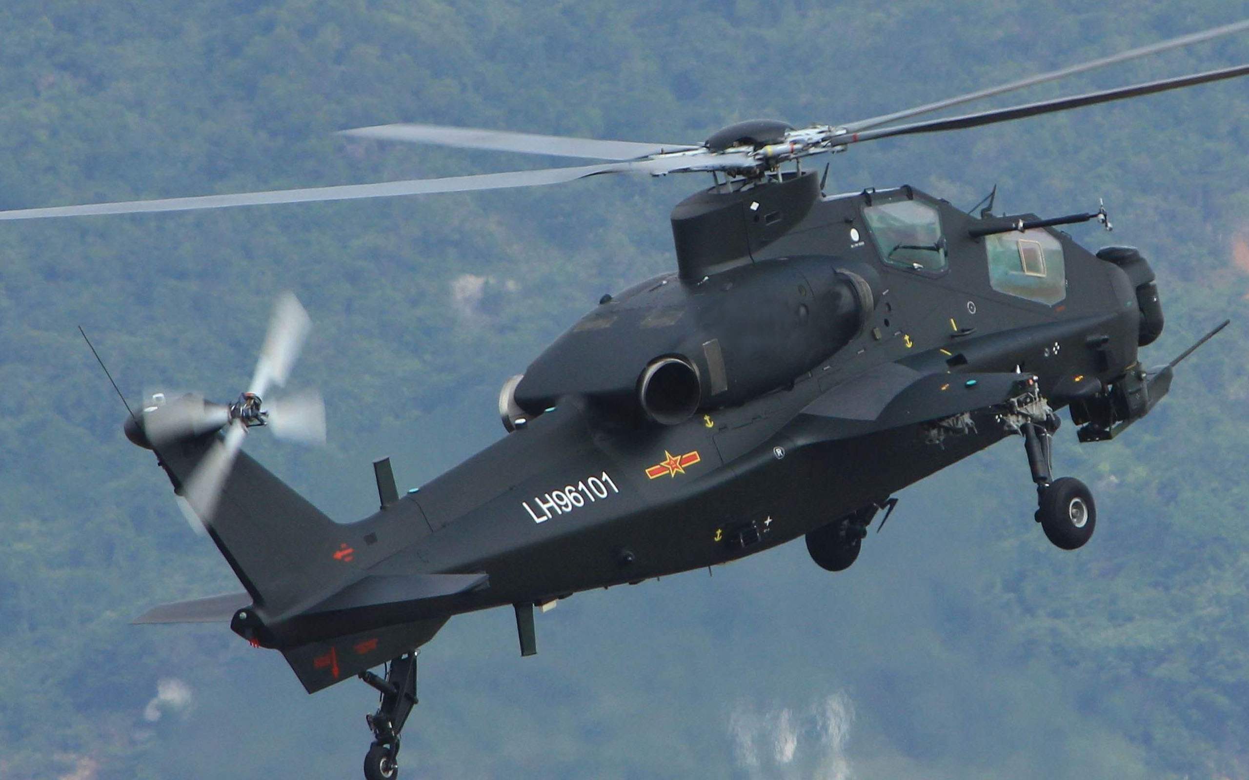 HD Military Wallpaper: CAIC Z-10 Attack Helicopter in Action