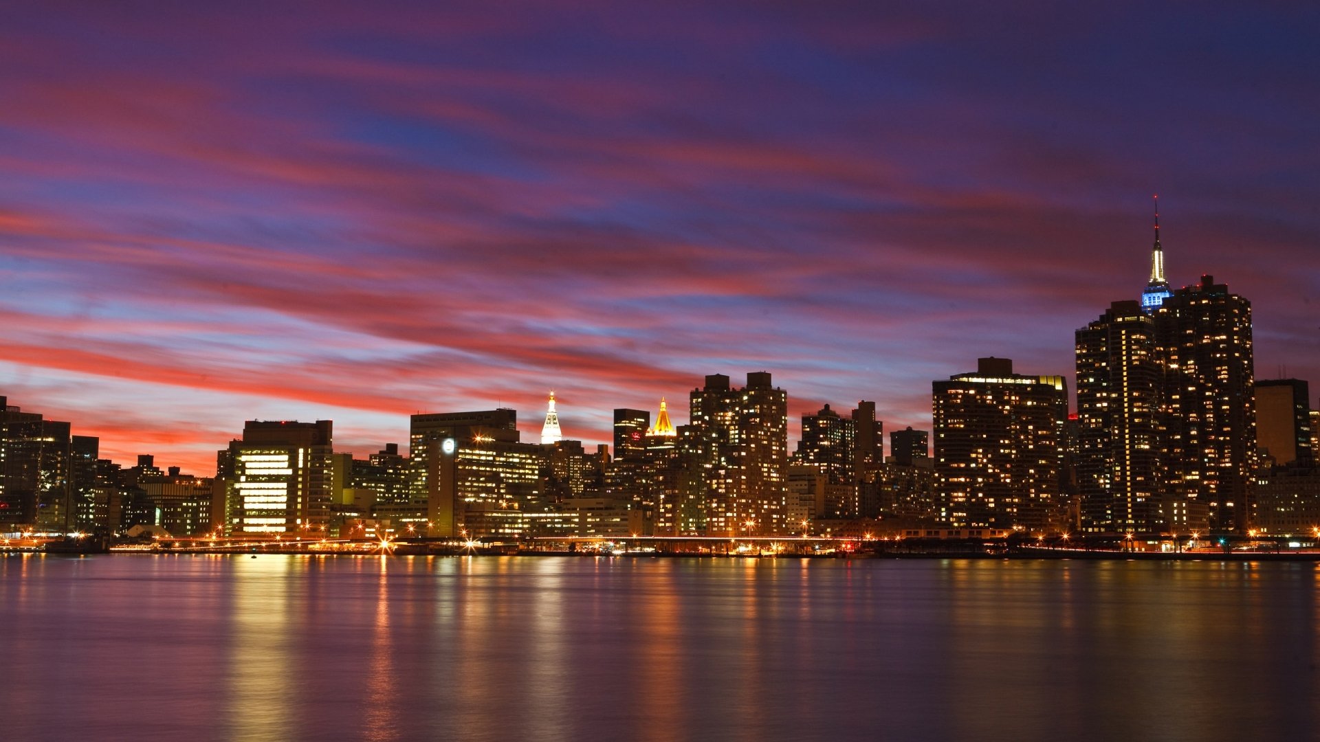 Download New York Man Made Manhattan HD Wallpaper | 1920x1080 ...