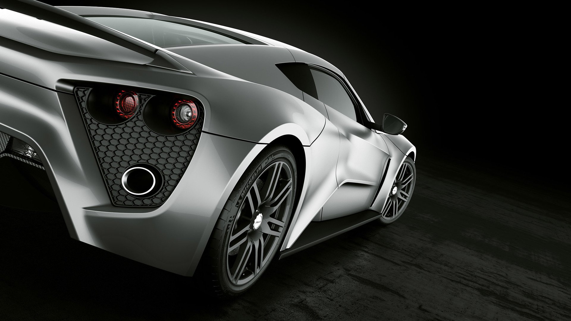 Download Silver Car Car Supercar Zenvo Vehicle Zenvo ST1 HD Wallpaper