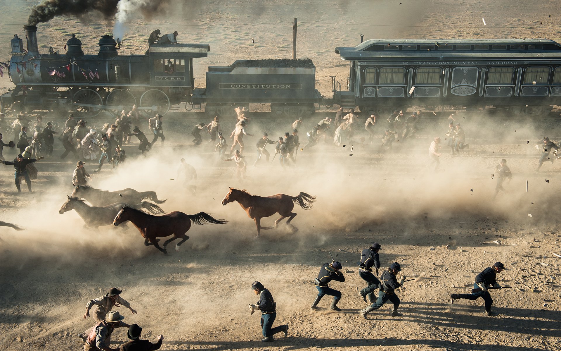 Download Train Battle Horse Lone Ranger Movie The Lone Ranger HD Wallpaper