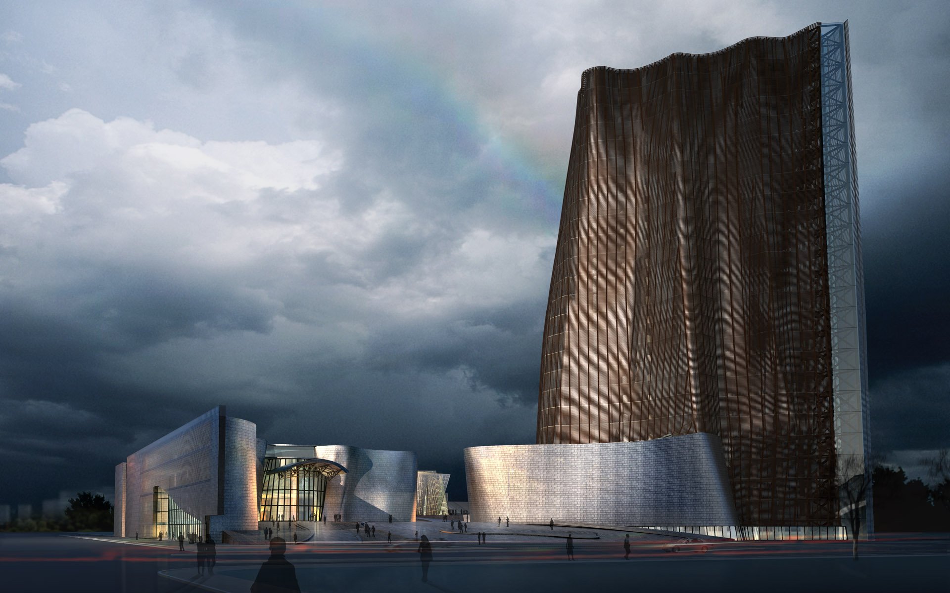 Download Artistic Building HD Wallpaper