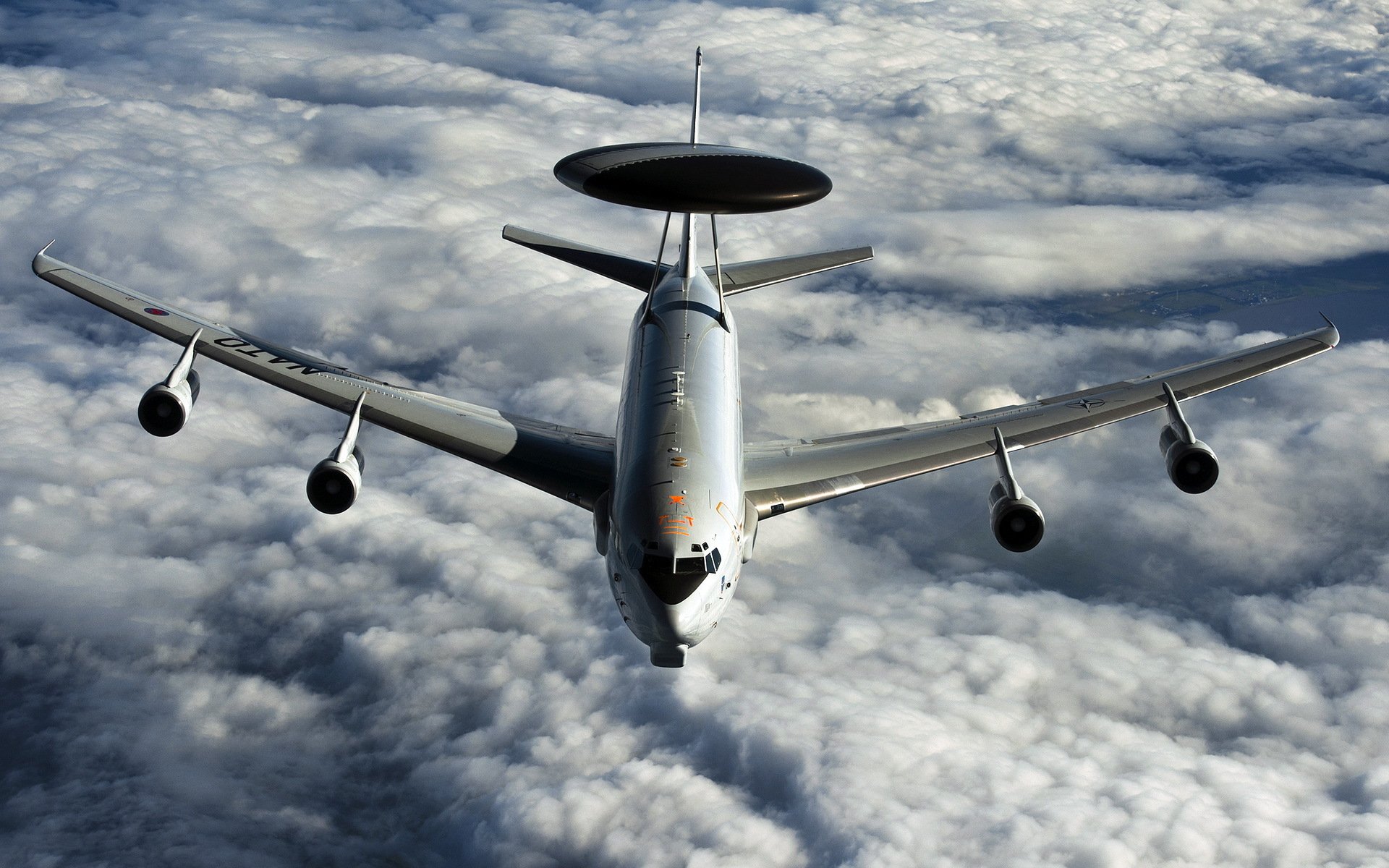 Download Vehicle Airplane Boeing E-3 Sentry HD Wallpaper