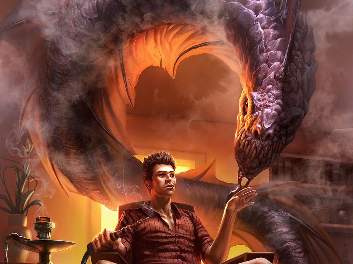 Merlin Dragon Wallpaper