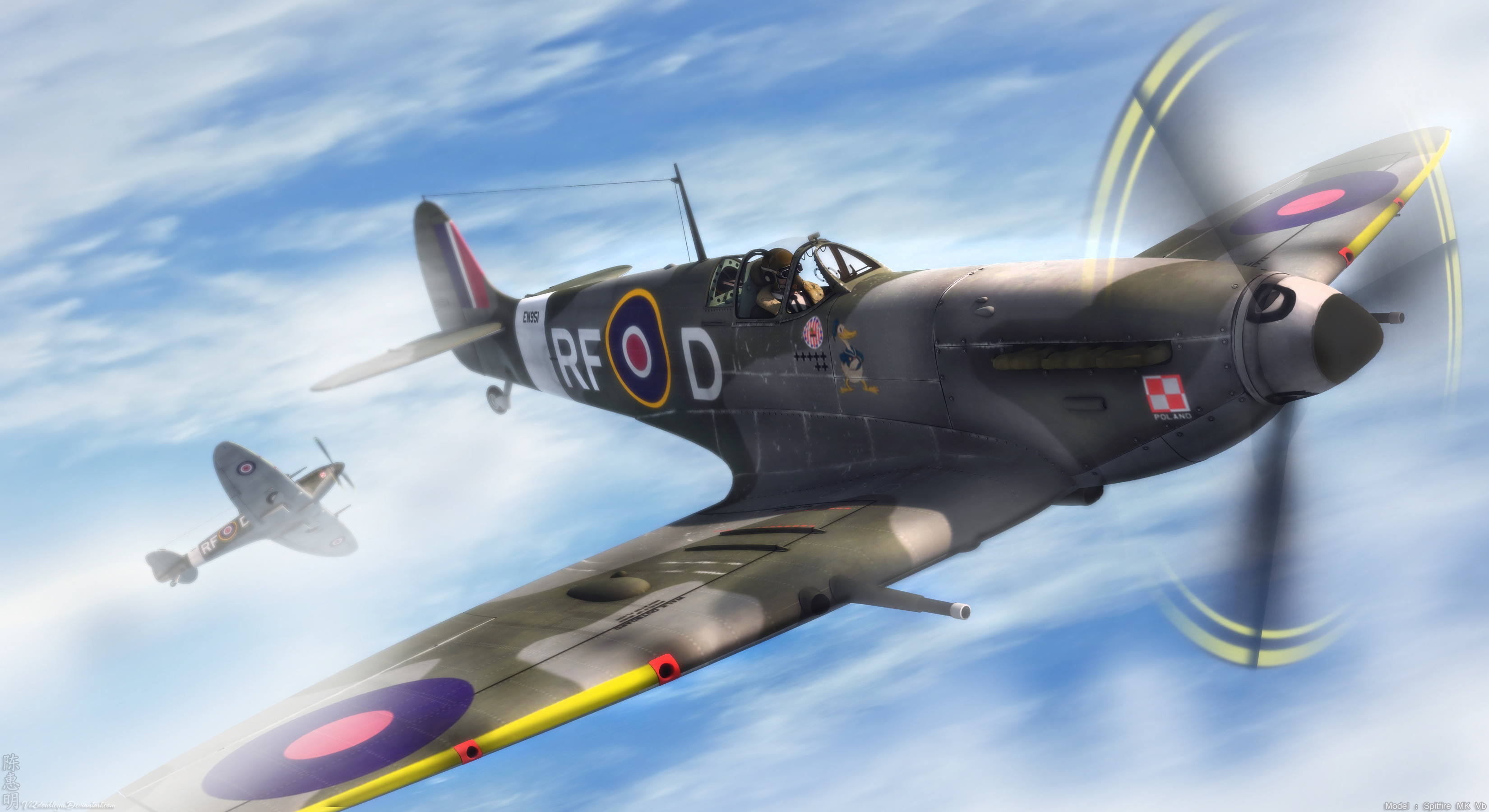 HD Wallpaper Of The Iconic Supermarine Spitfire In Action HD Wallpaper Of The Iconic Supermarine Spitfire In Action