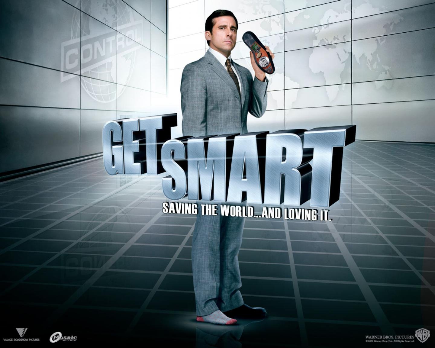 Get Smart HD Wallpaper Featuring Steve Carell as Maxwell Smart