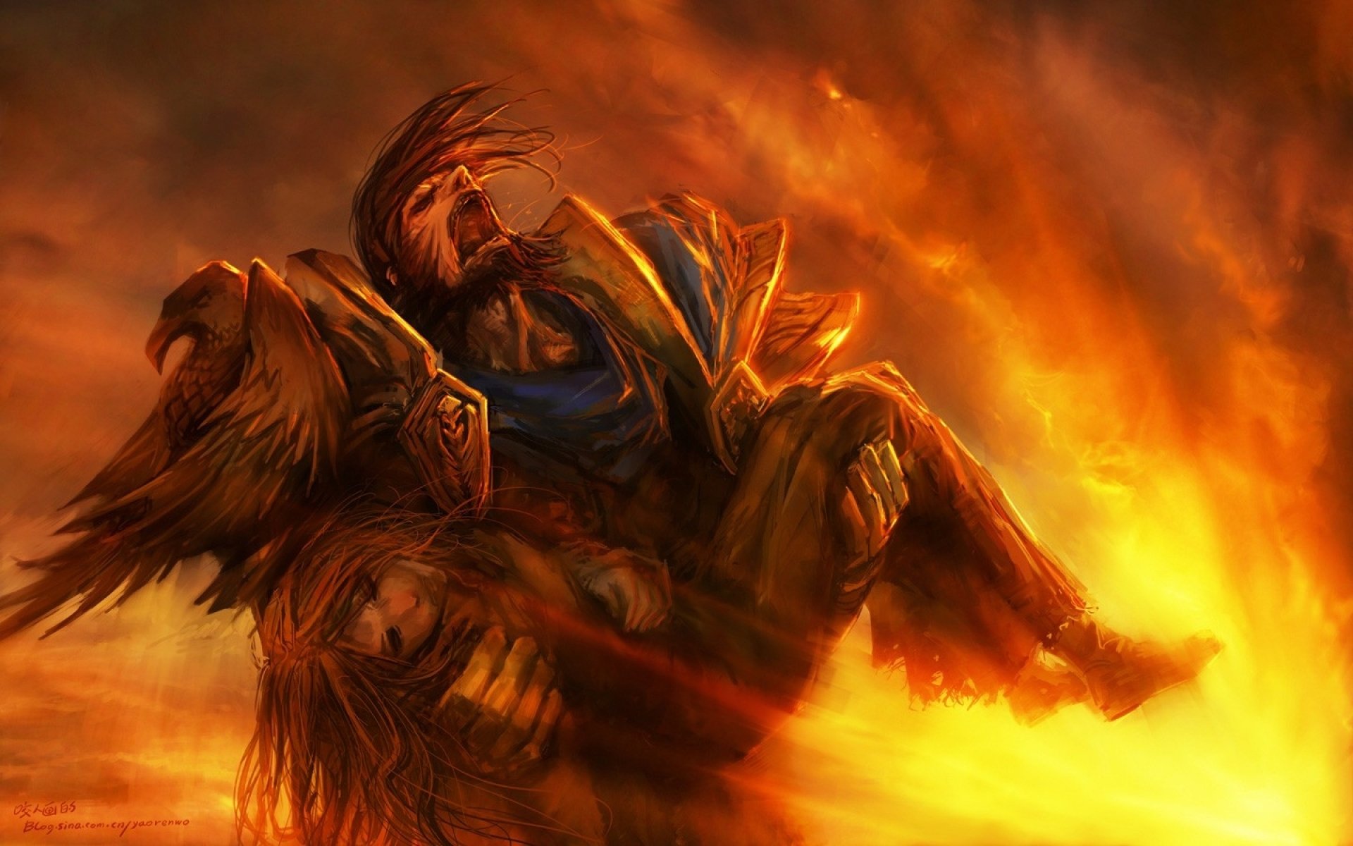 Epic World of Warcraft HD Wallpaper – Legendary Battle Scene