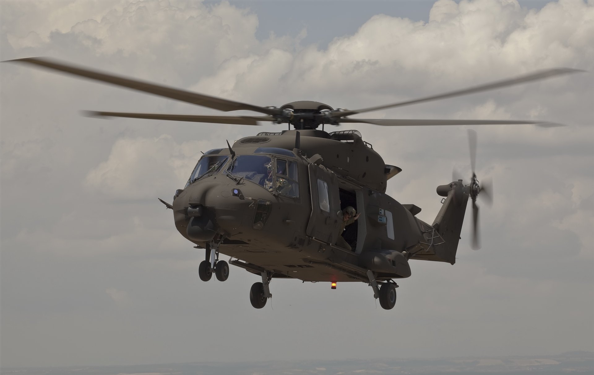 NHIndustries NH90 Military Helicopter - 4K Ultra HD Wallpaper