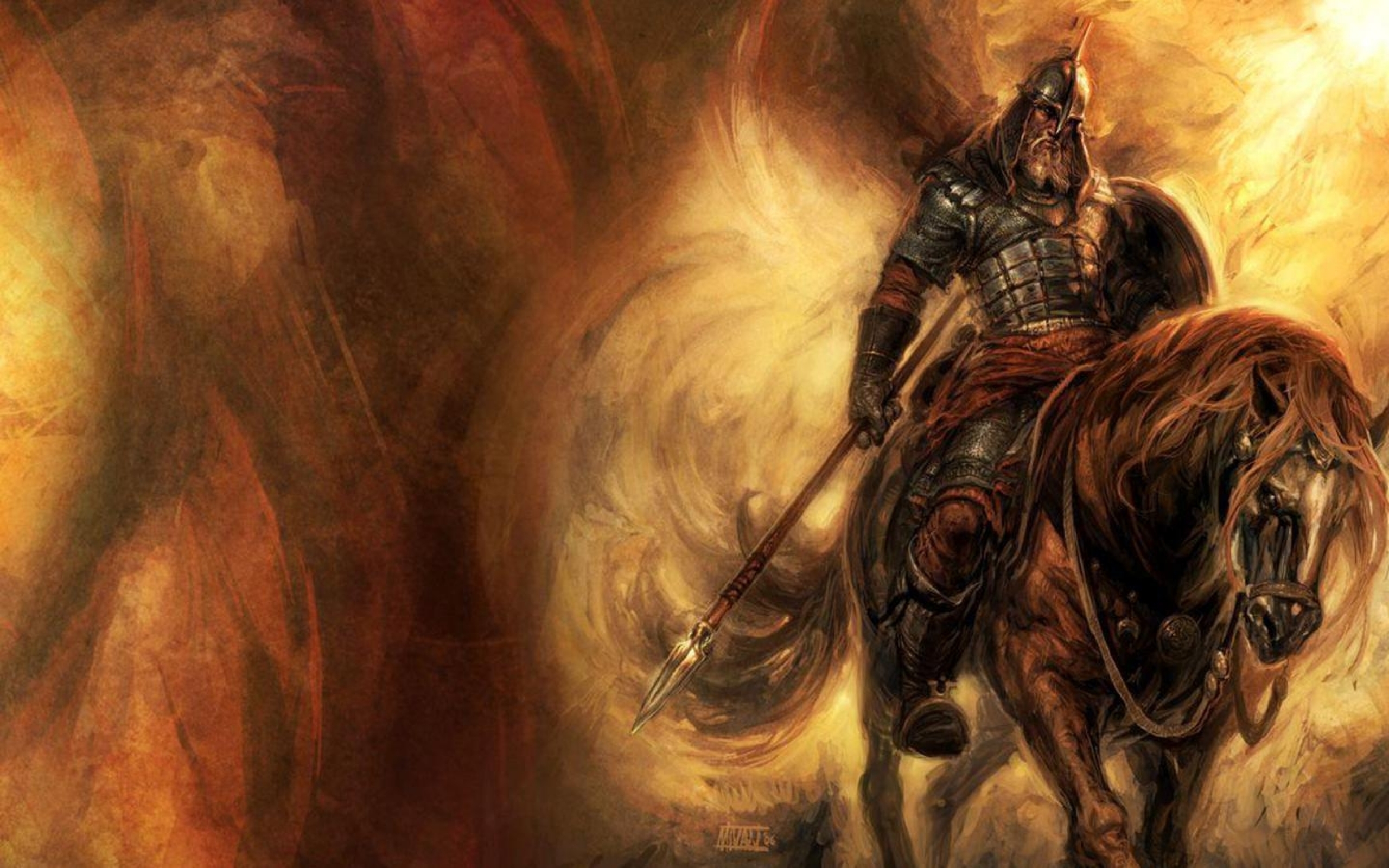 Epic Fantasy Knight: Legendary HD Wallpaper