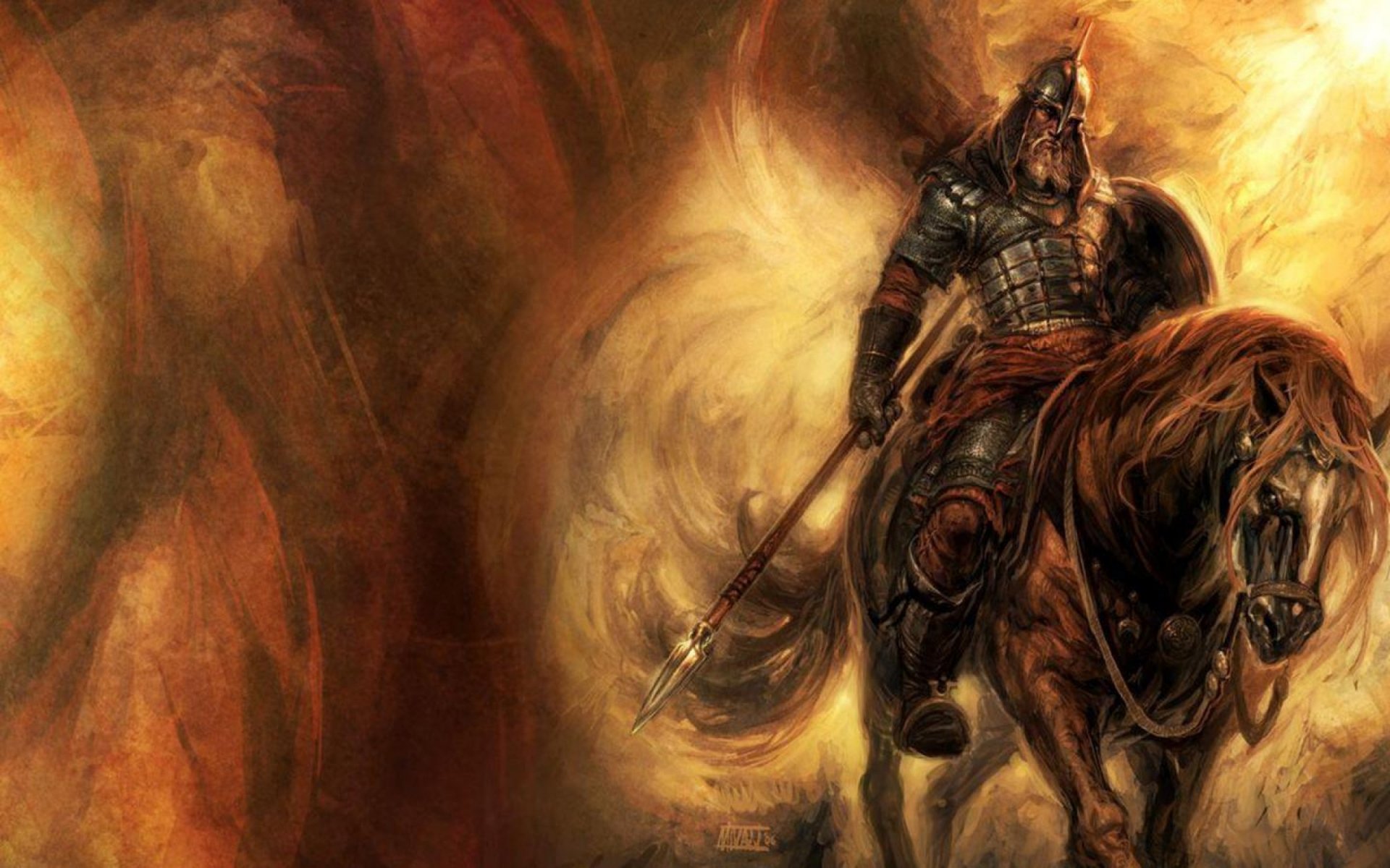 Epic Fantasy Knight: Legendary HD Wallpaper