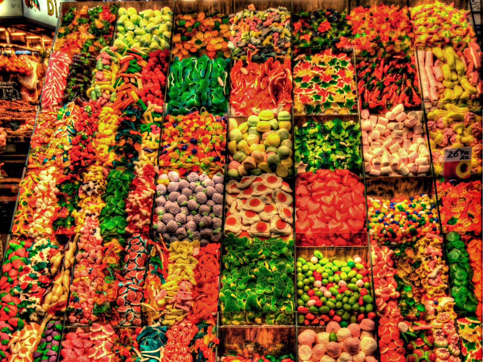Colorful Candy Delight - Free HD Food Wallpaper Download