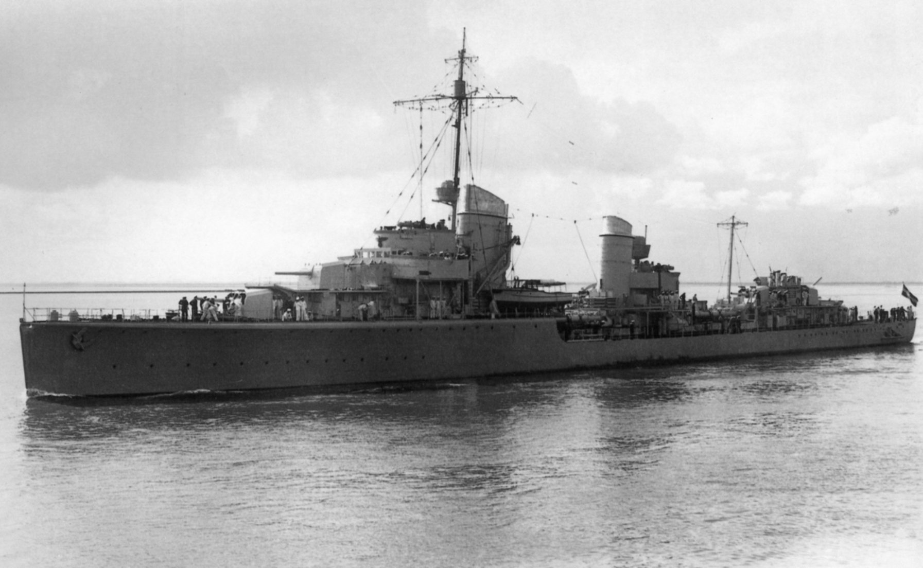 Download German Destroyer Z16 Friedrich Eckoldt Destroyer Military ...