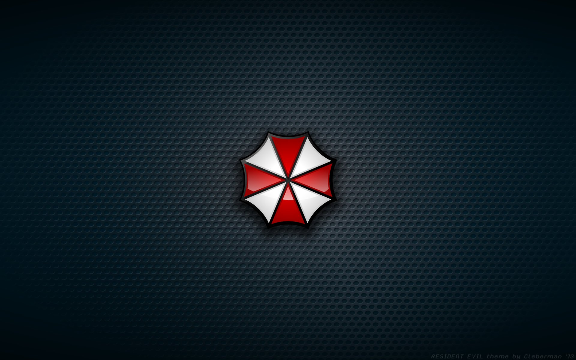 Resident Evil HD Wallpaper: Iconic Umbrella Corp Emblem