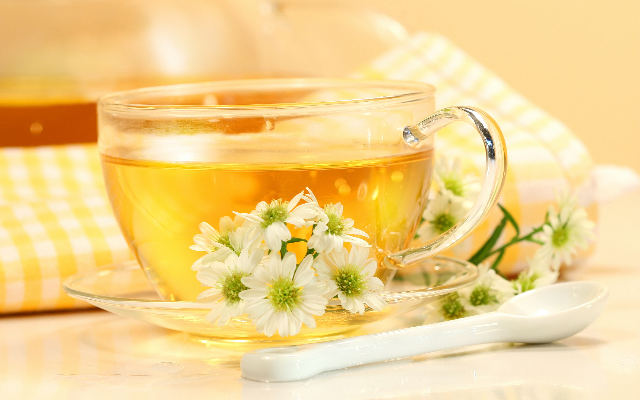 Serene Tea Bliss HD Wallpaper – Refreshing Food & Beverage Delight