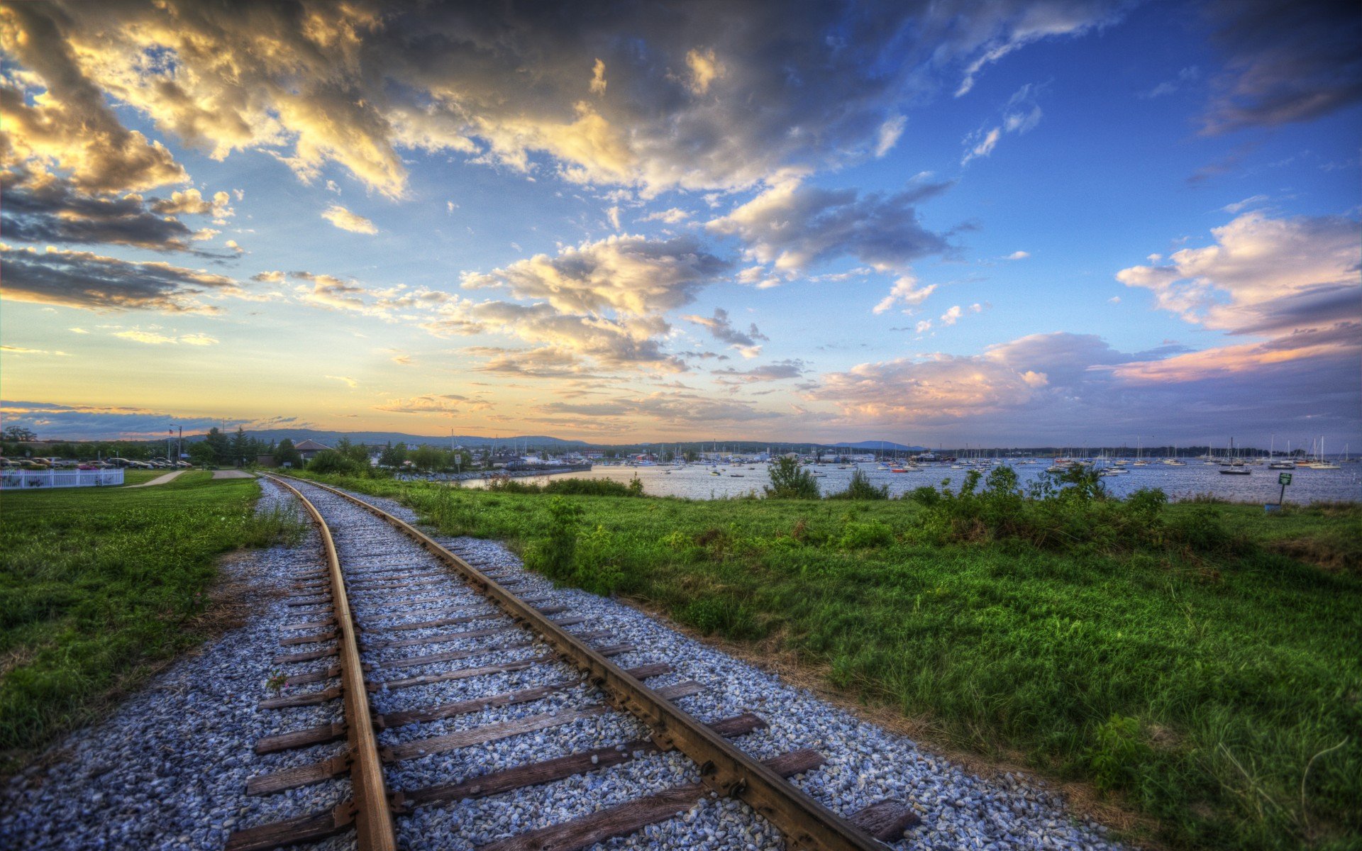 Download Man Made Railroad HD Wallpaper | 1920x1200 | Wallpaper Abyss