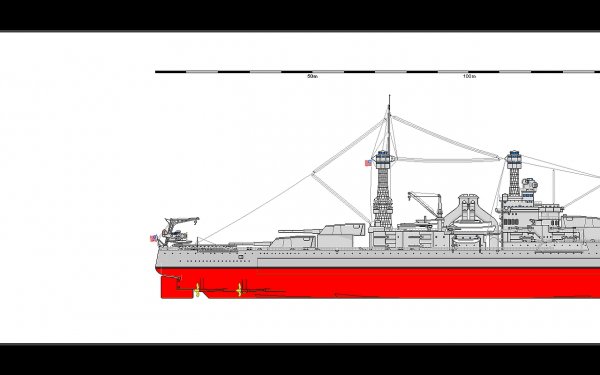USS South Dakota (BB-57) HD Wallpaper | Background Image | 2944x1656