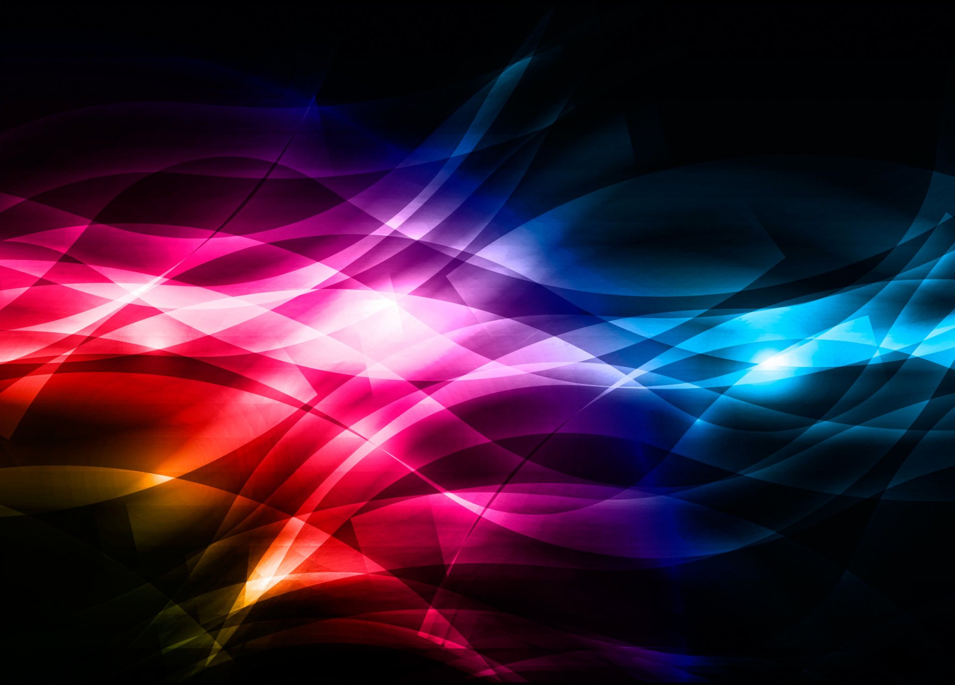 Vibrant Abstract Waves – HD Color Fusion Wallpaper