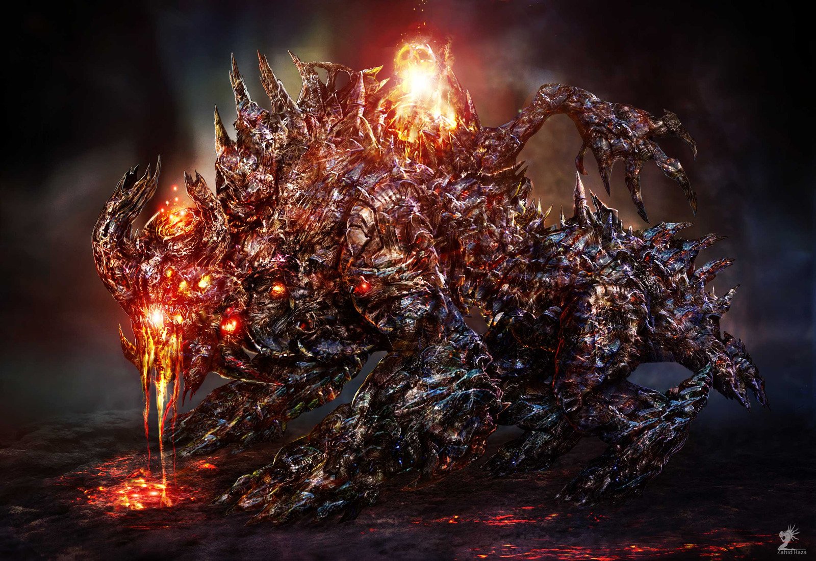 Dark Creature: A Stunning HD Wallpaper