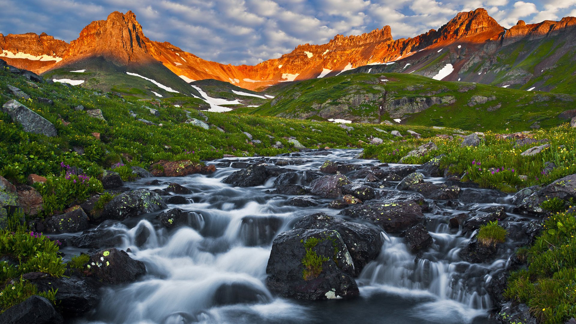 HD Nature Stream: Majestic Mountain Waterscape | 1920x1080 | Wallpaper ...