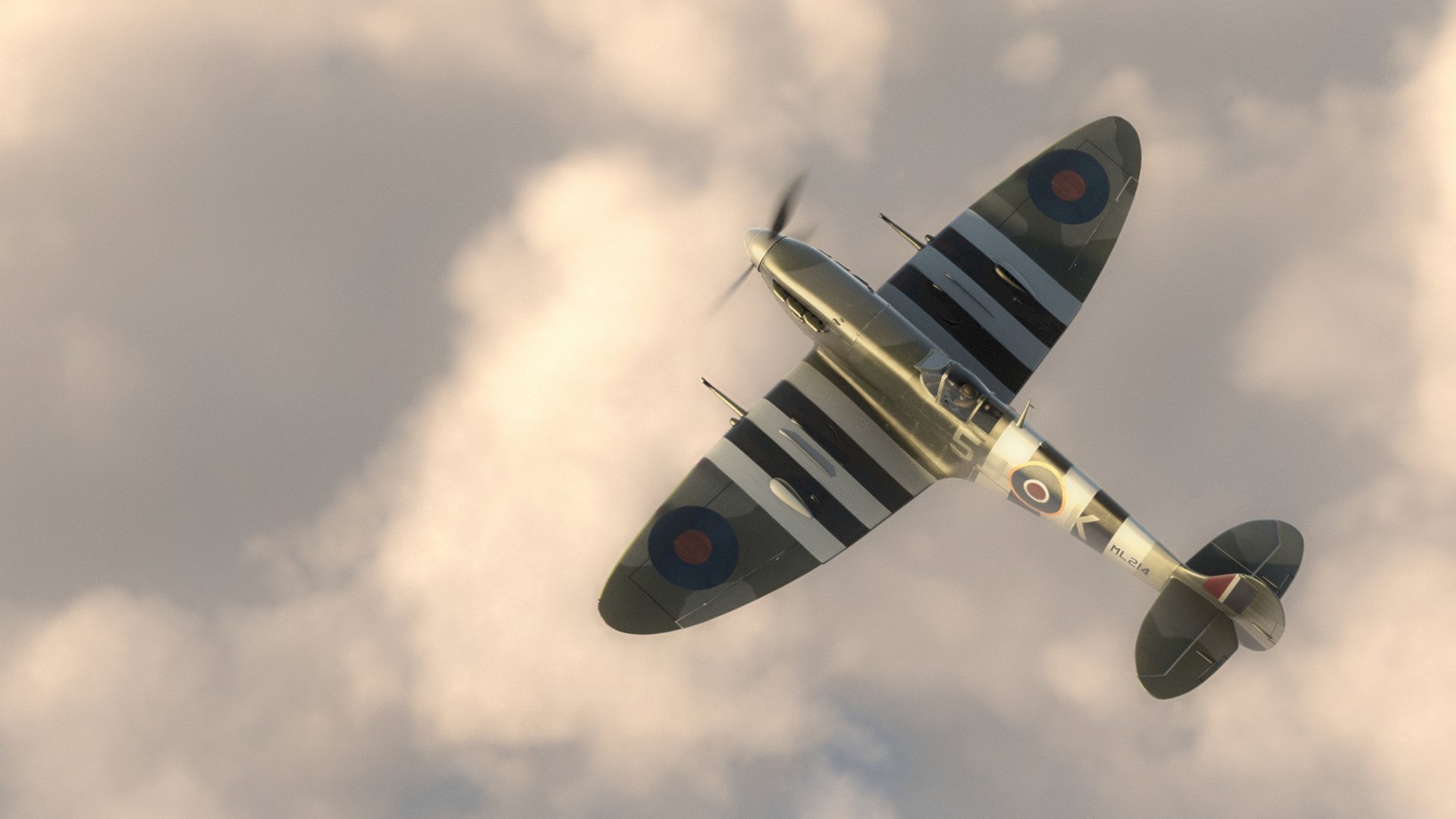 Download Military Supermarine Spitfire HD Wallpaper