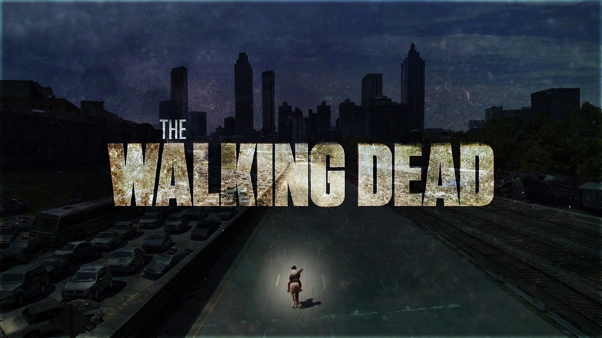 HD Wallpaper of The Walking Dead: A Post-Apocalyptic Journey