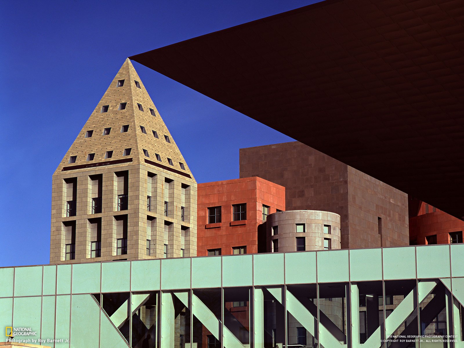 Geometric Cityscape — HD Man-Made Wallpaper | 1600x1200 | Wallpaper Abyss
