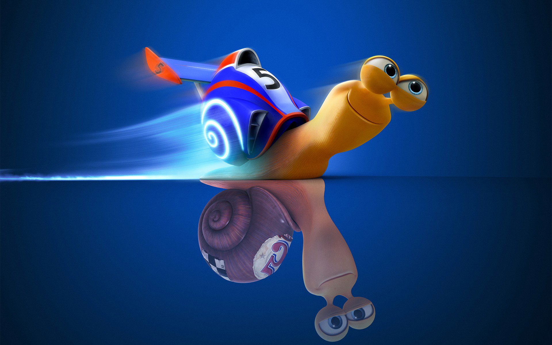 Speedy CGI Snail Racer HD Wallpaper