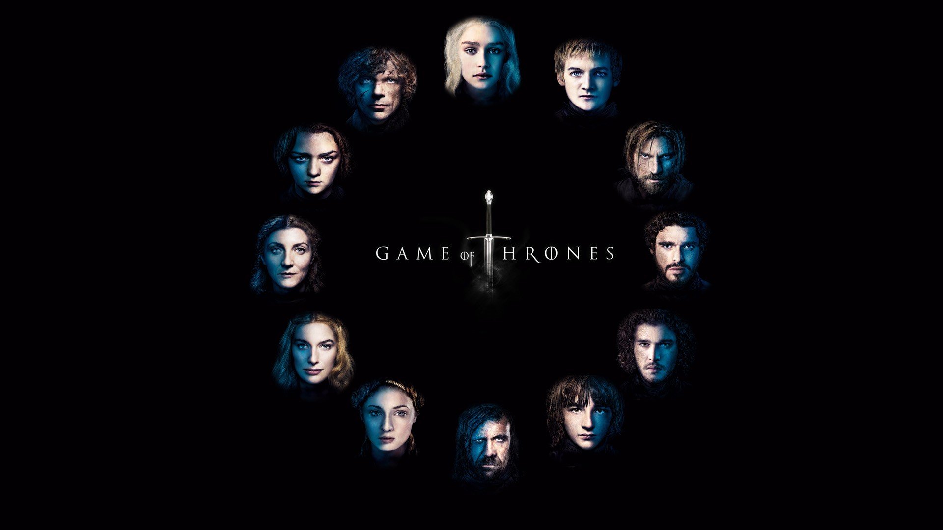 Game of Thrones HD Wallpaper – Iconic Faces of the Seven Kingdoms