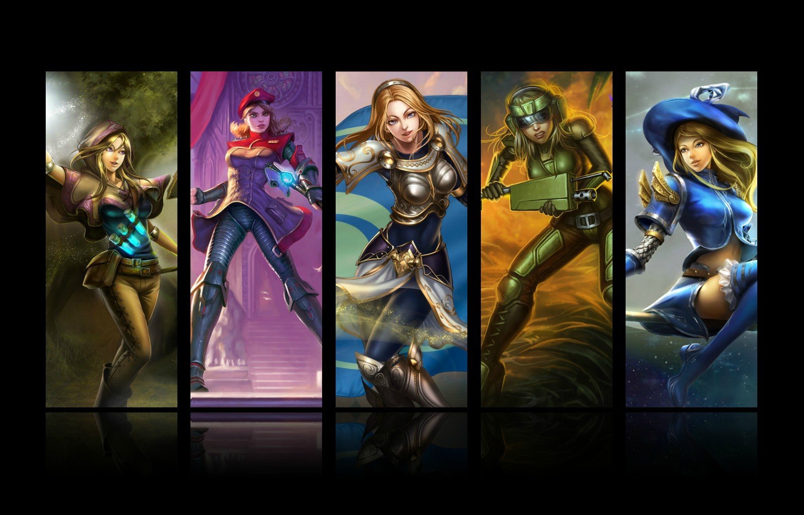 Lux & Champions: Stunning HD League of Legends Wallpaper