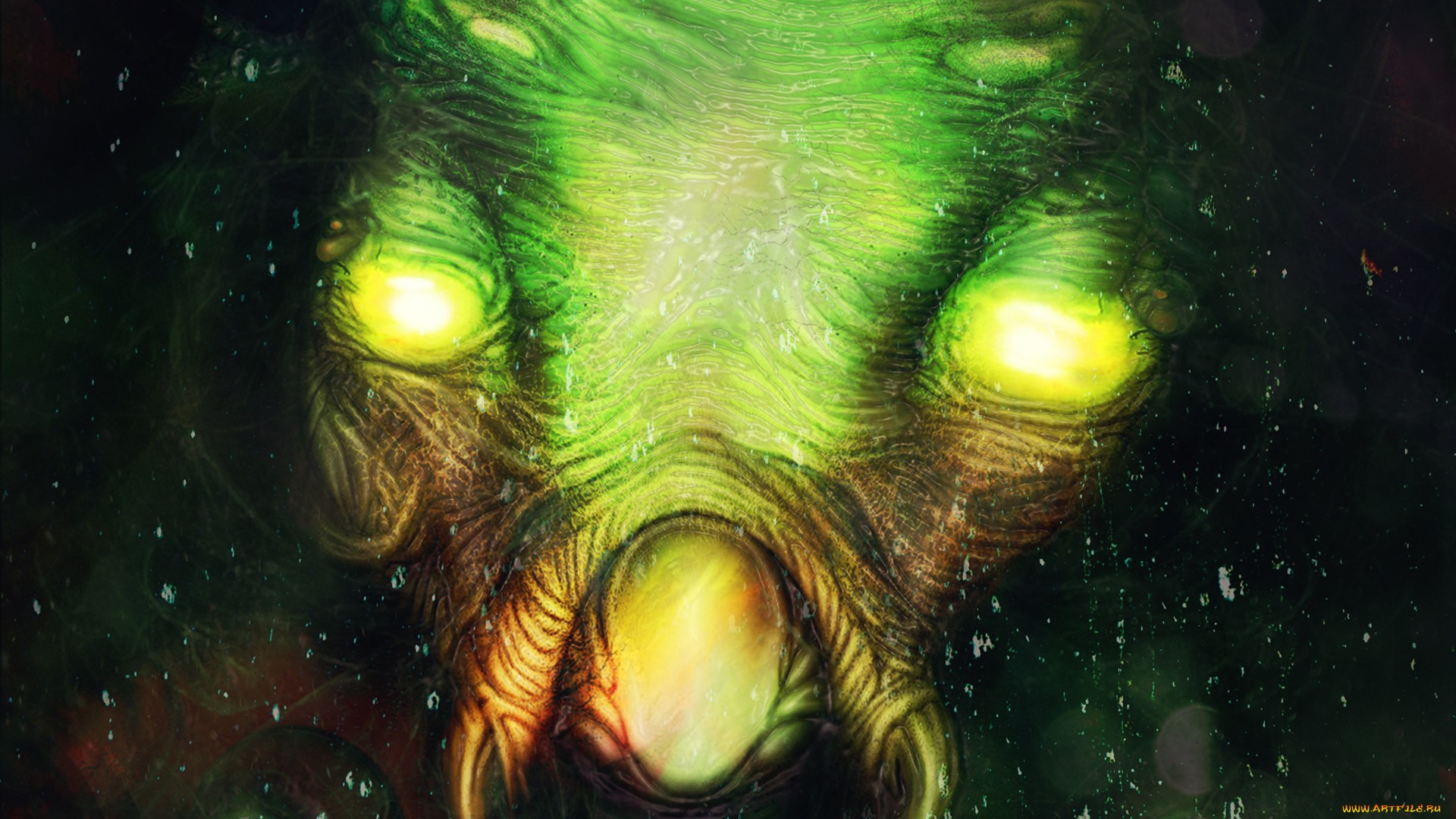 Download Sci Fi Alien HD Wallpaper by Ruslan Kadiev