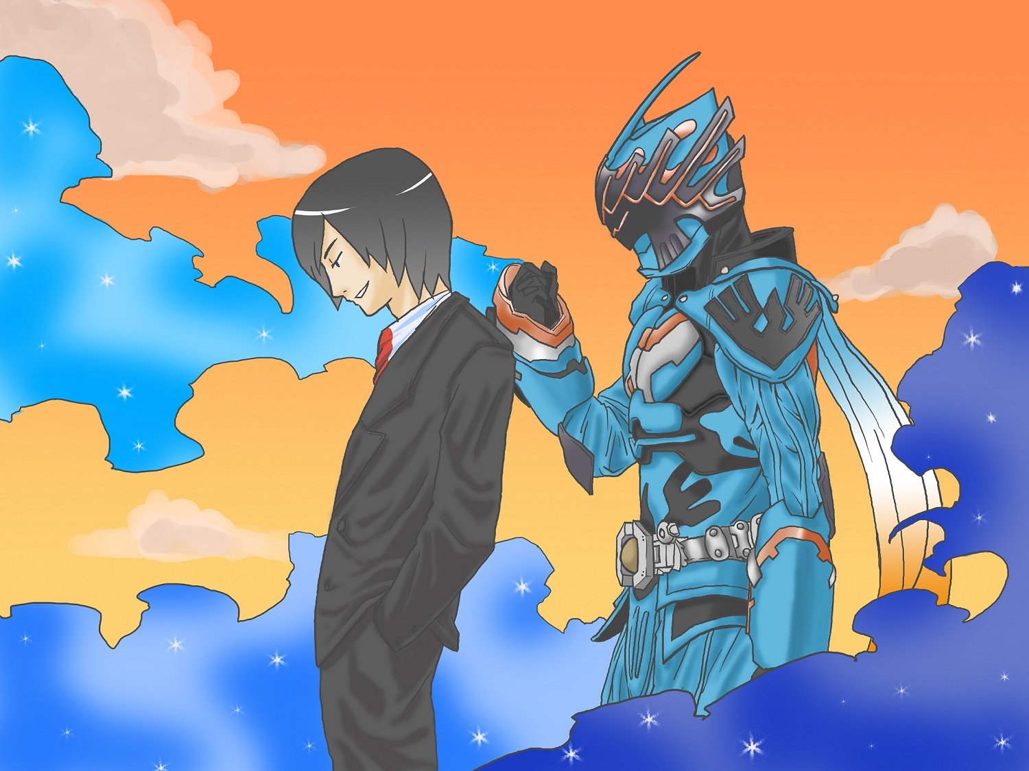 Kamen Rider HD Wallpaper: Heroes of Tomorrow in Vivid Colors