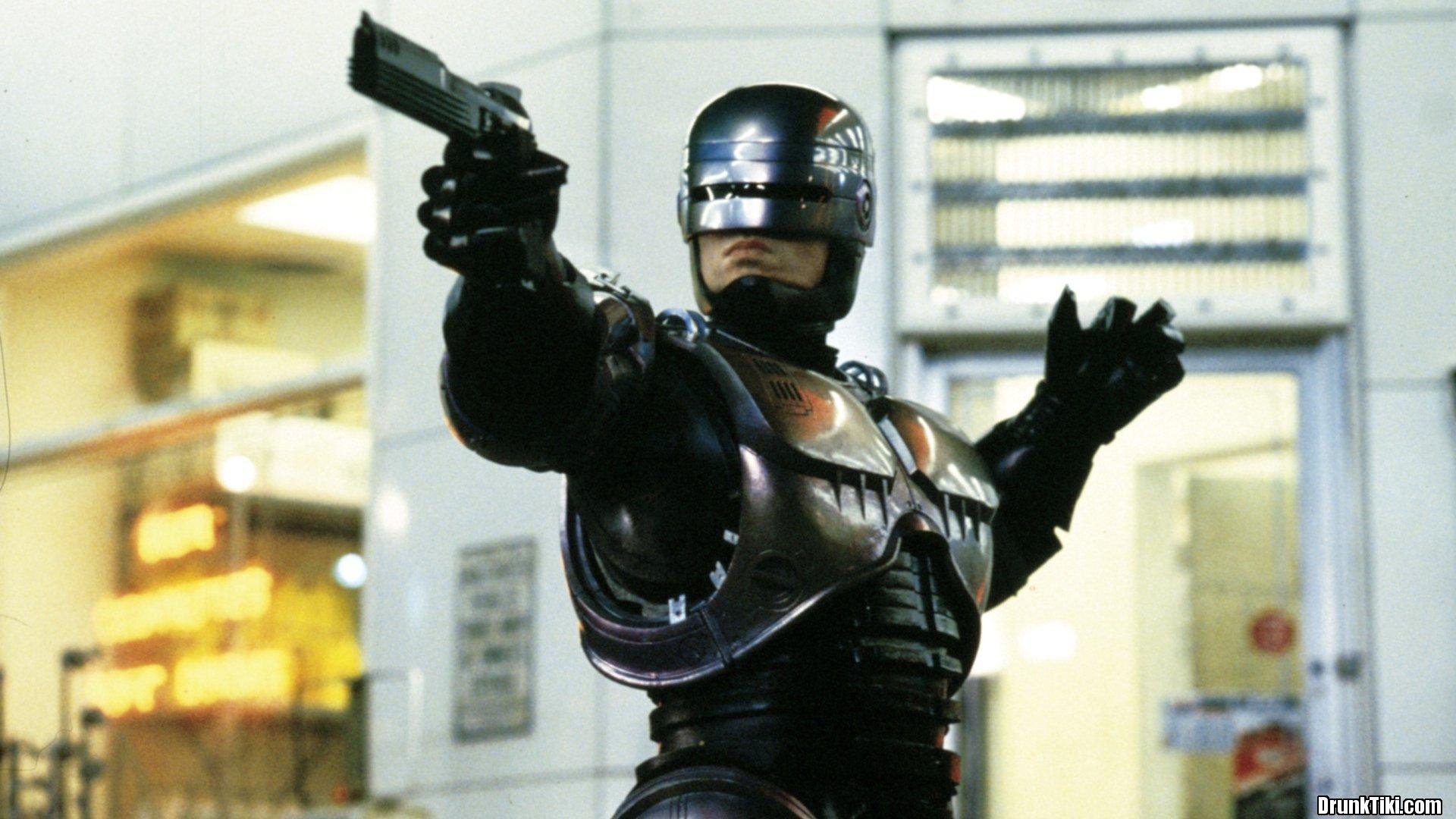 RoboCop 1987 HD Movie Wallpaper – Iconic Cybernetic Law Enforcer