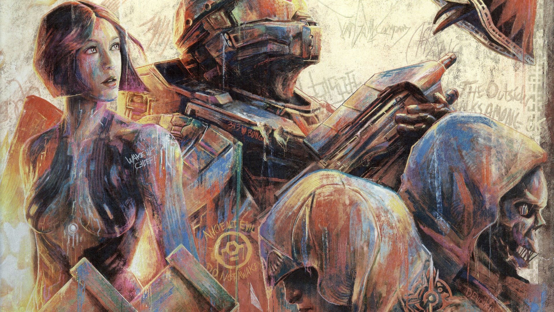 Halo Legends: Epic HD Video Game Wallpaper by Sam Spratt