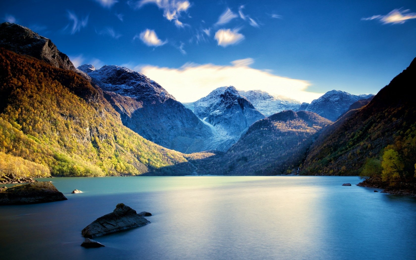 Majestic Mountain Serenity – HD Nature Wallpaper | 1680x1050 ...