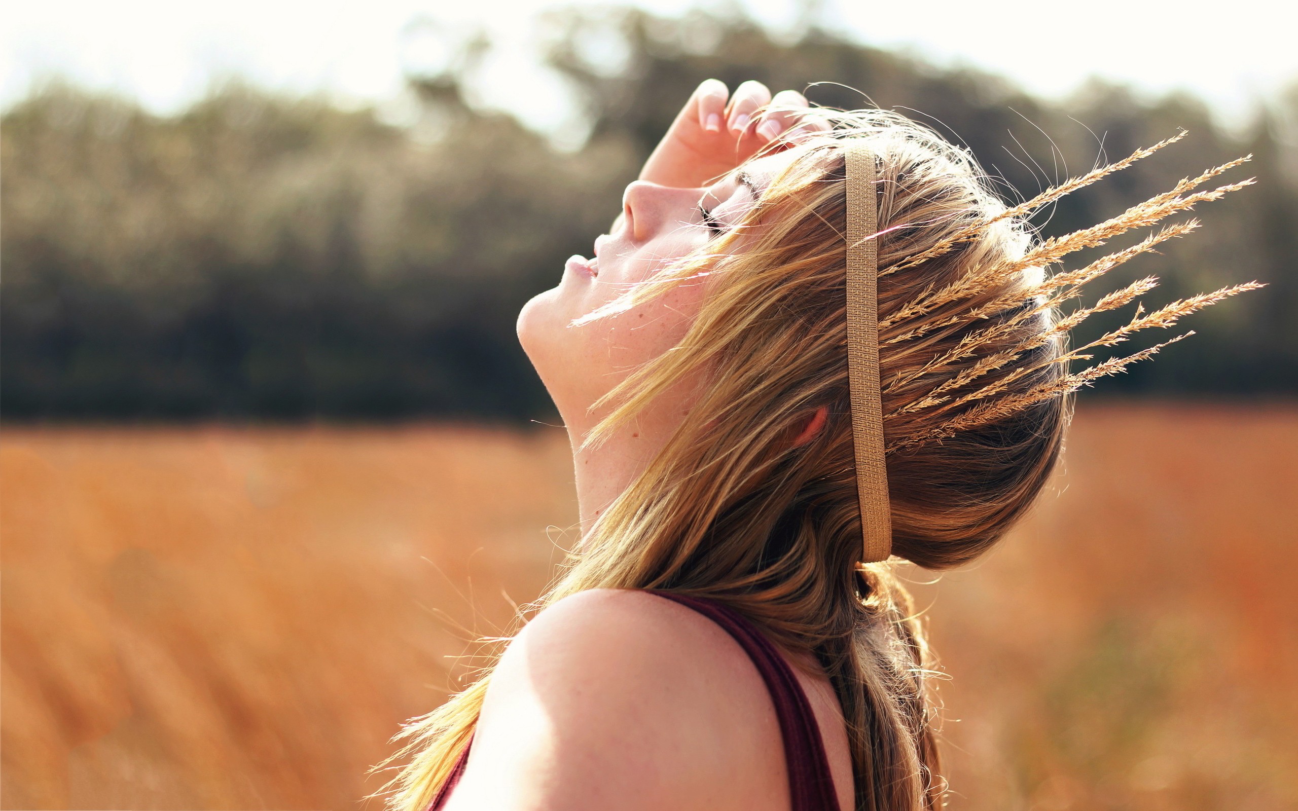 Download Woman Mood HD Wallpaper