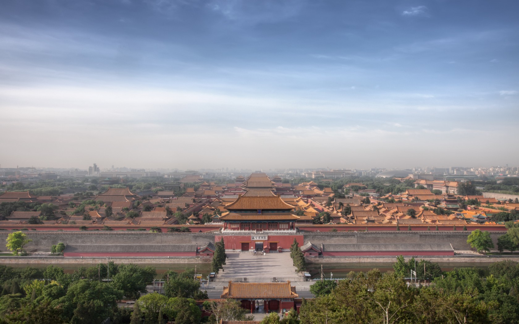 Forbidden City Majesty: Stunning HD View of Man-Made Heritage