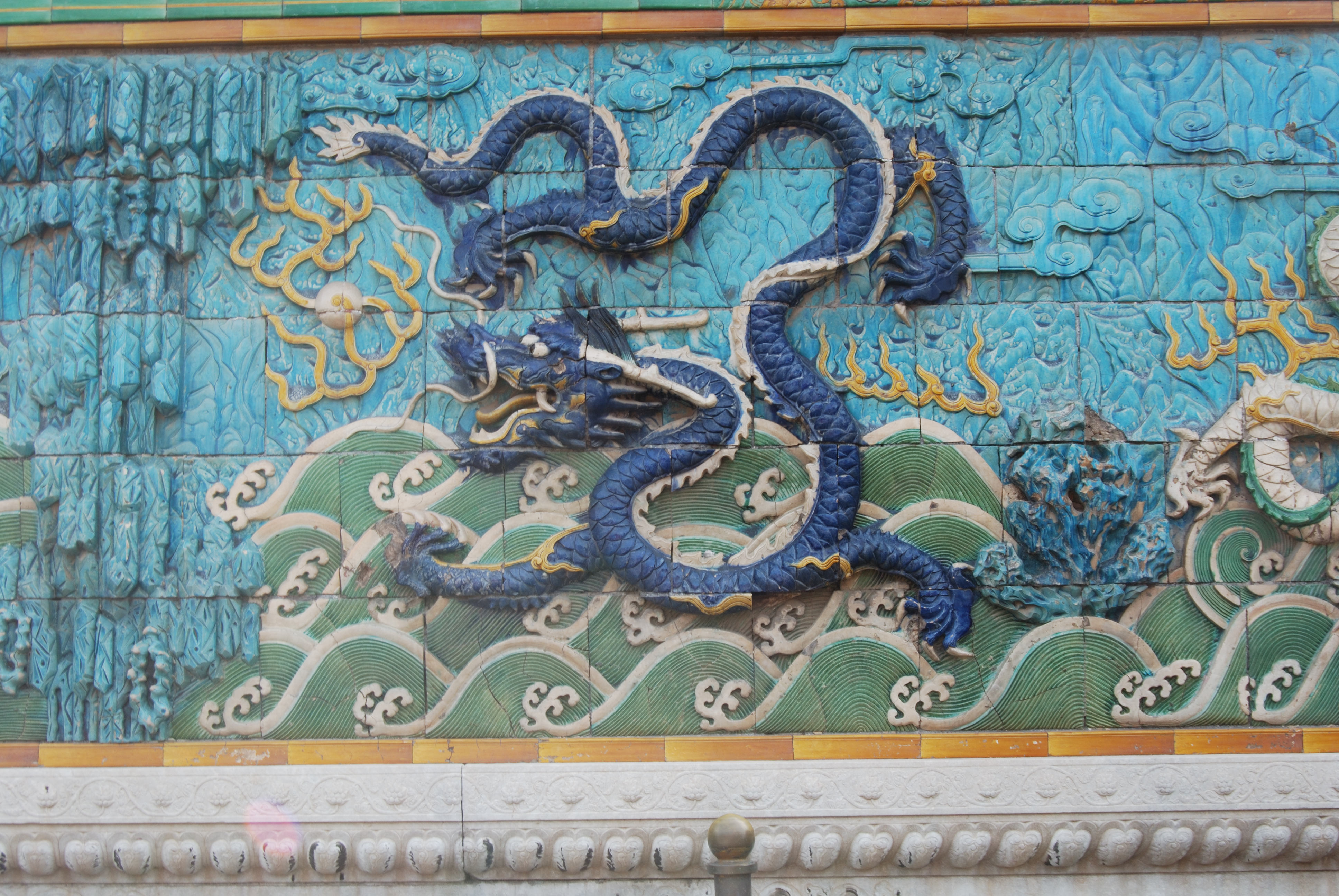 Nine-Dragon Wall 4k Ultra HD Wallpaper | Background Image | 3872x2592