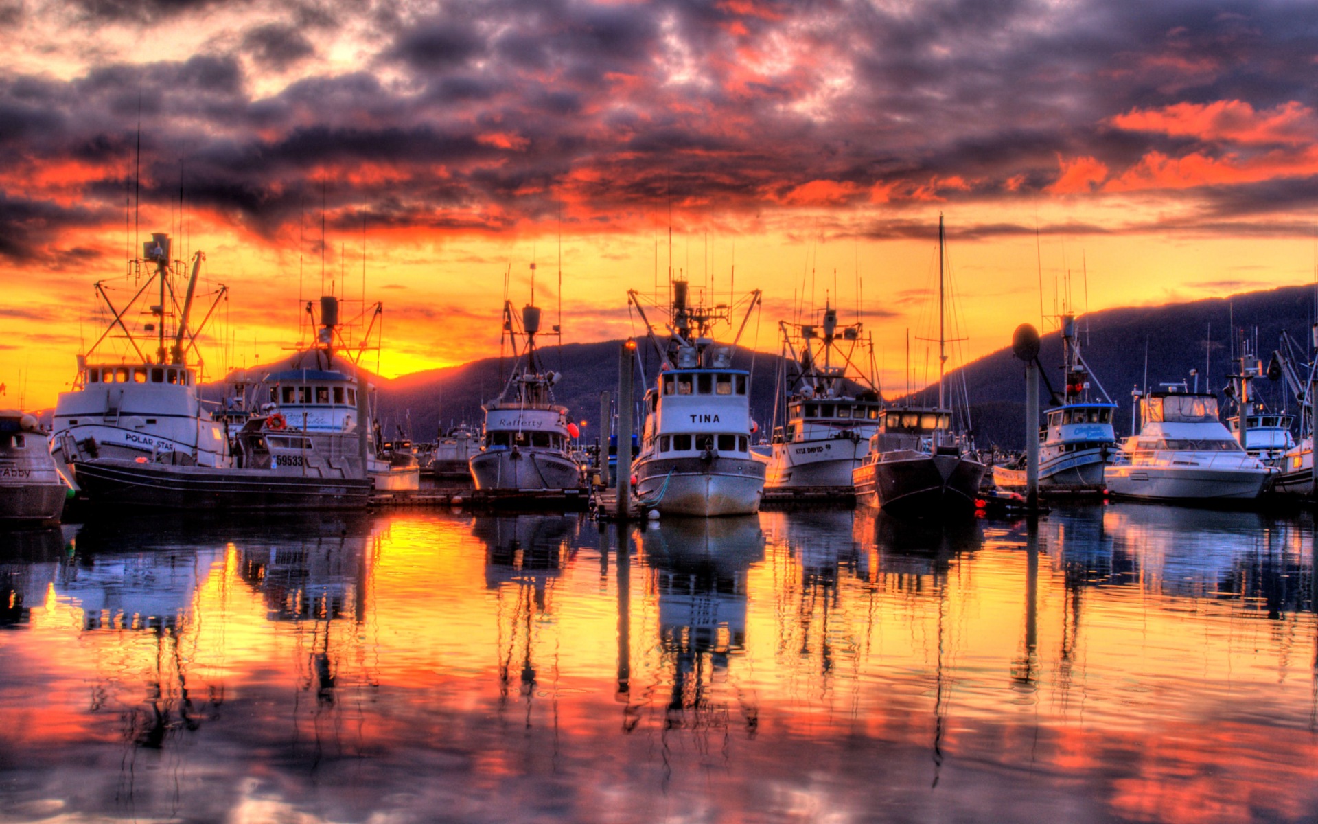 Harbor Desktop Wallpapers Stunning Port Sunset 4K Ultra HD Wallpaper
