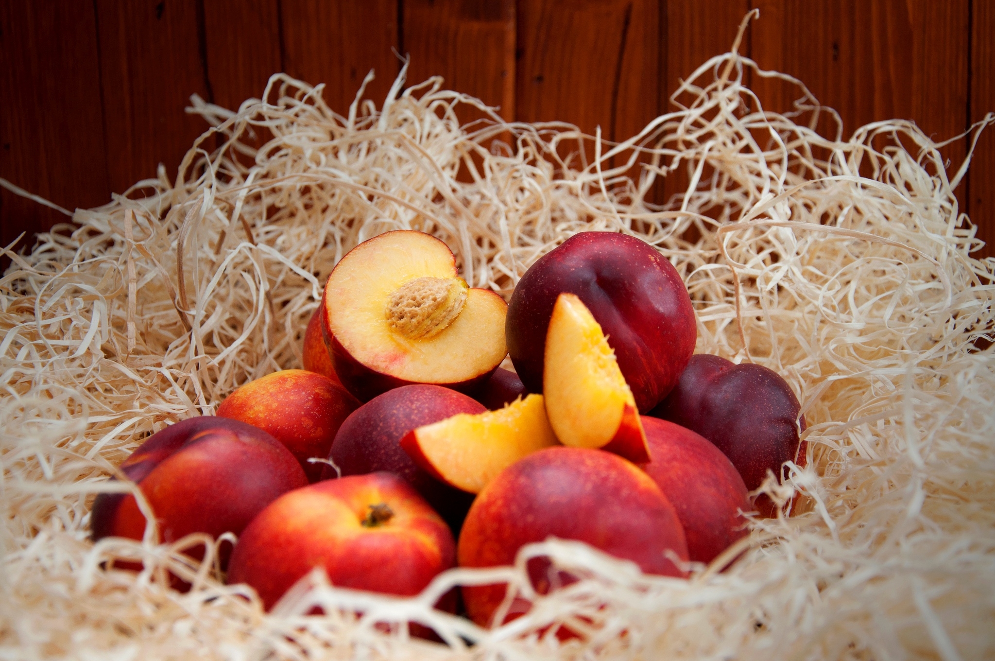 Food Nectarine 4k Ultra HD Wallpaper