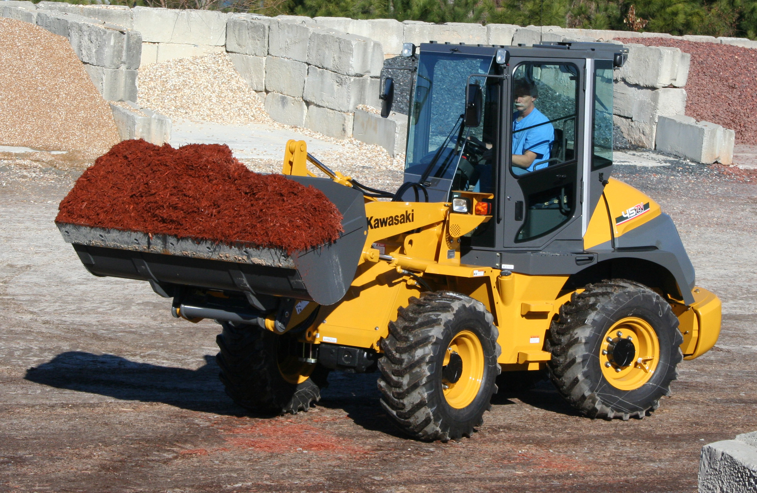 Kawasaki Wheel Loader HD Wallpaper