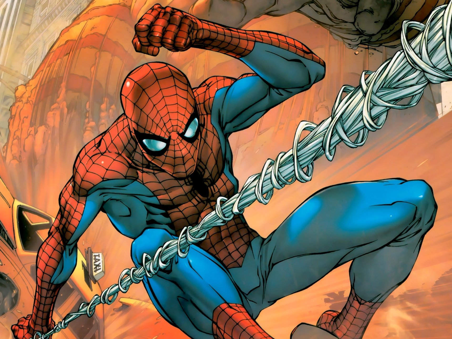 Spider-Man HD Comic Wallpaper: Iconic Web-Slinging Action