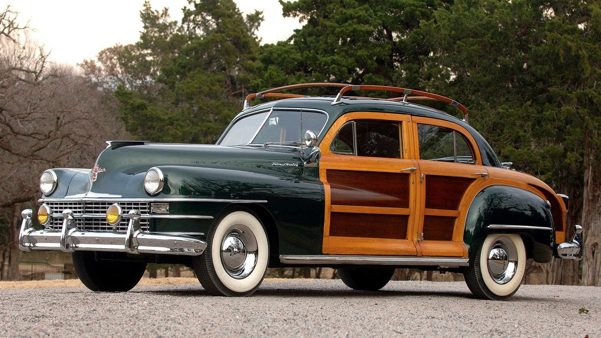 1947 Chrysler Town & Country Woodie Full HD Wallpaper and Background ...